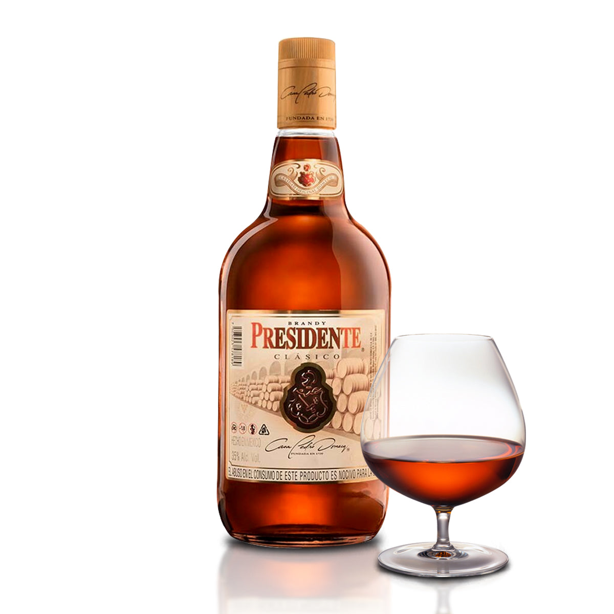 BRANDY PRESIDENTE CLASICO 1750 ML – Vinos la Favorita