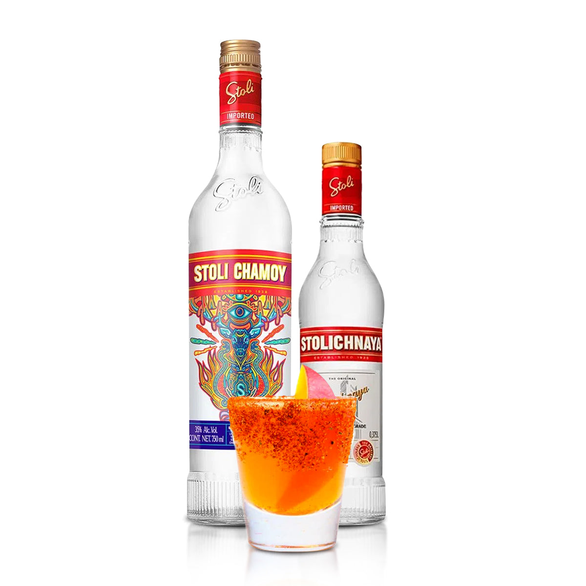 LICOR DE VODKA STOLI CHAMOY 750 ML + VODKA STOLICHNAYA 375 ML – Vinos ...